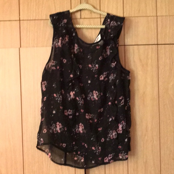 Arizona Jean Company | Tops | Complete Sheer Shirt With Ruffles On ...